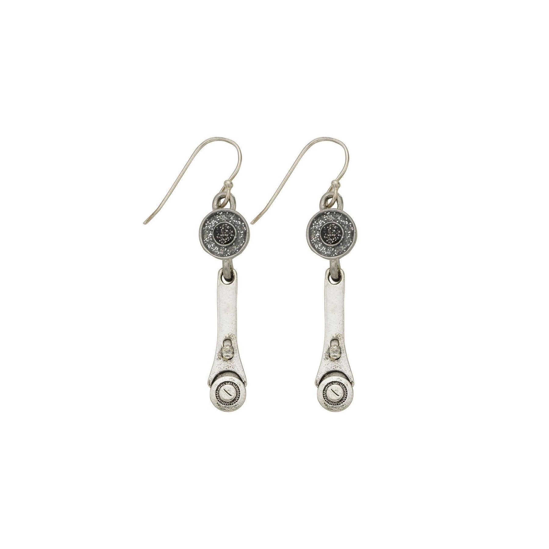 Green Quilt Rack Earrings - Watchus
