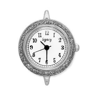 Round Bracelet Watch Faces with Silver Epoxy - Watchus